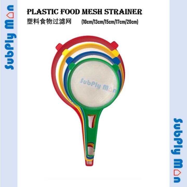 (10/13/15/17/20cm) Coffee, Flour Plastic Sieve/Strainer/Colander ...