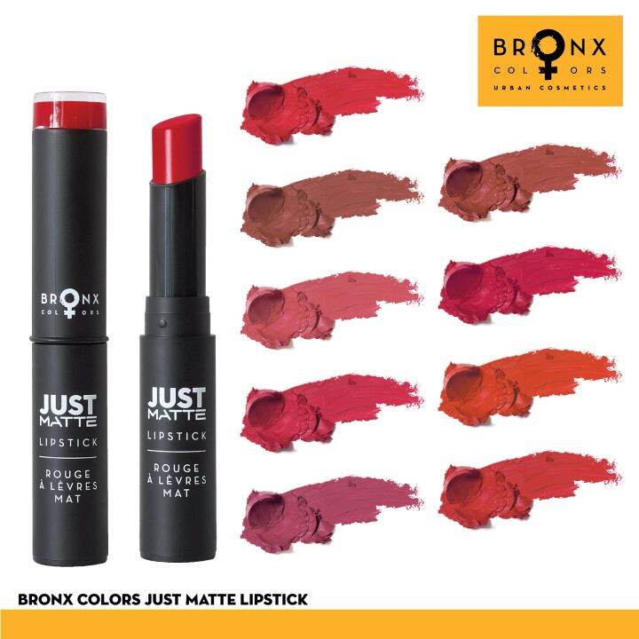 Bronx Colors - Just Matte Lipstick [Clearance, EXP: Mar'24] | Lazada