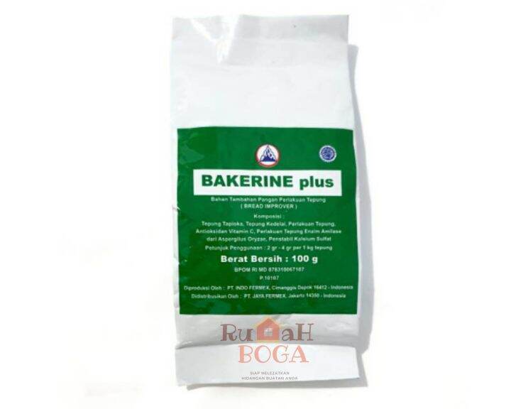 Bread Improver BAKERIN BAKERINE PLUS 100gr 100 gr gram Bahan Pengempuk ...