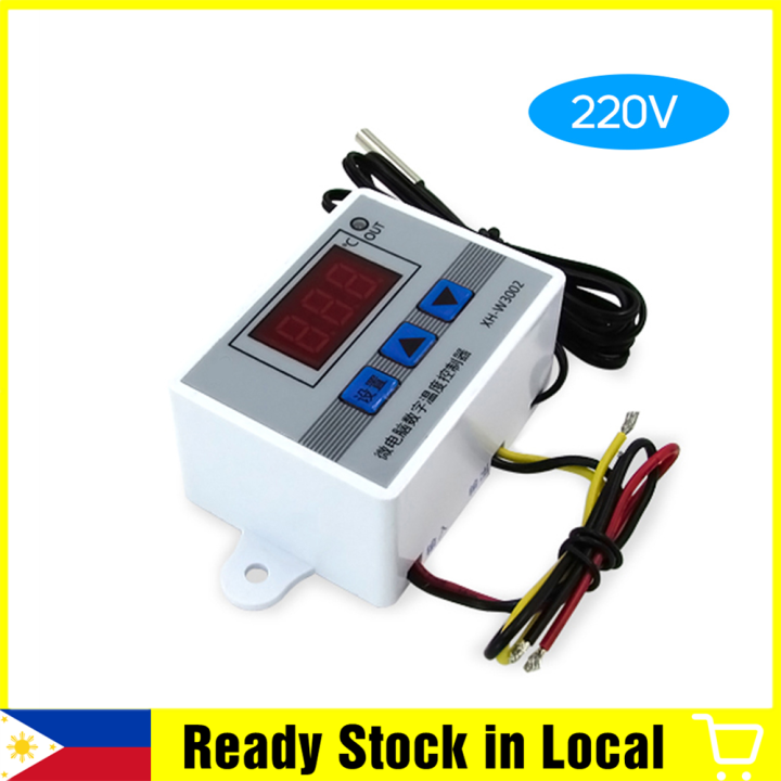 XH-W3002 thermostat for egg incubator Digital XH-W1088 12V/24V/AC110-220V LED Temperature ...