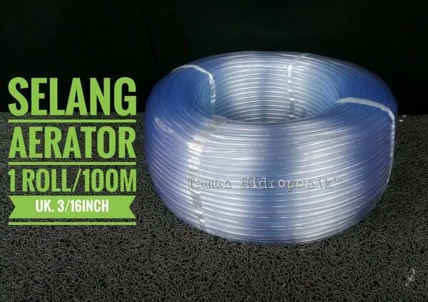 SELANG AERATOR AIRATOR AQUARIUM 1 ROLL (100 METER) / SELANG GELEMBUNG ...