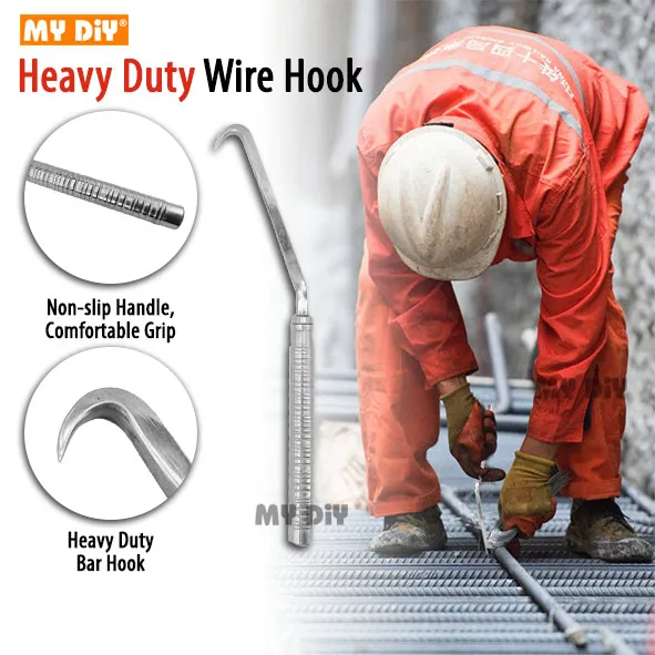 MYDIY Online2u - HEAVE DUTY STAINLESS STEEL ROTARY TIE UP WIRE HOOK ...