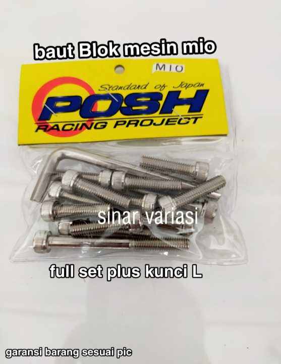 Baut blok mesin CVT Yamaha mio -mio m3-mio soul | Lazada Indonesia