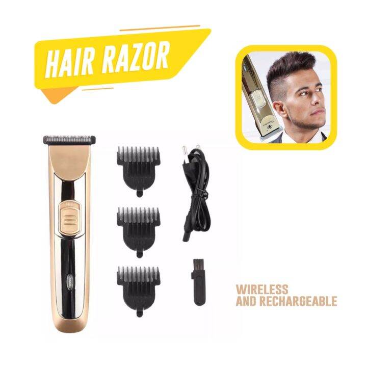 Trending Original Wireless Rechargeable Hair Razor Trimmer Blue Idea ...