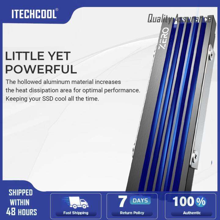 M.2 SSD Heat Sink Aluminum Alloy SSD Cooler with Thermal Pad Solid ...