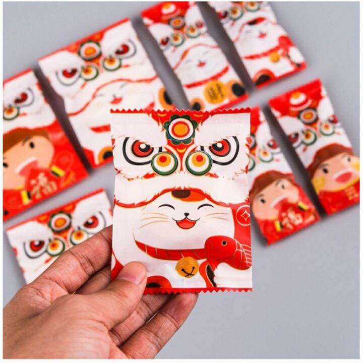 🧨Chinese New Year 🧨Handmade Nougat Candy Packaging Bags Milk Candy ...