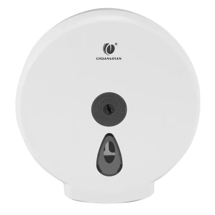 Chuangdian Wall Mounted Bathroom Big Tissue Dispenser Round Roll Paper