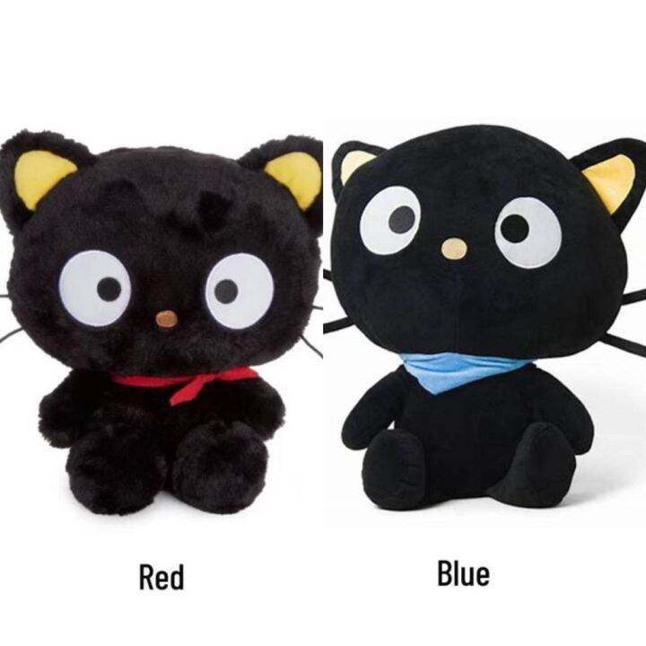 COD Sanrio Chococat Black Cat Plush Doll Children Accompany Toy Cute ...