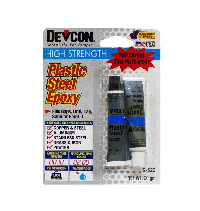 Devcon S-520 Plastic Steel Epoxy 20 grams | Lazada PH