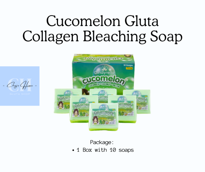 Chujo-Hime Gluta Collagen Cucomelon Soap (Cucomelon+Coconut+Melon ...