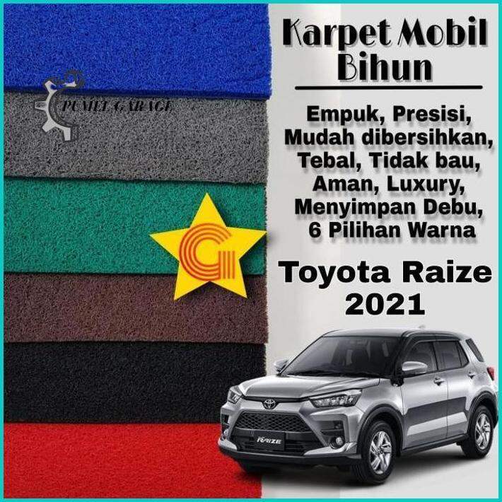Karpet Toyota Raize 2021 Premium Bihun 1 Warna 15Mm Bagasi Saja ...