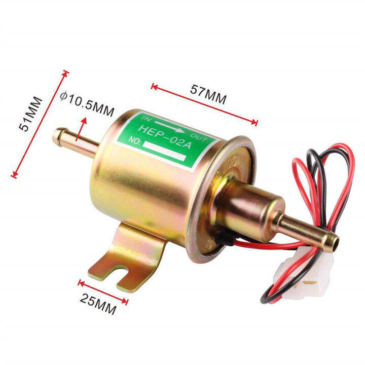 ปั้มติกรถยนต์ 12V Electronic oil pump ปั๊มเชื้อเพลิงอิเล็กทรอนิกส์ 54 ...