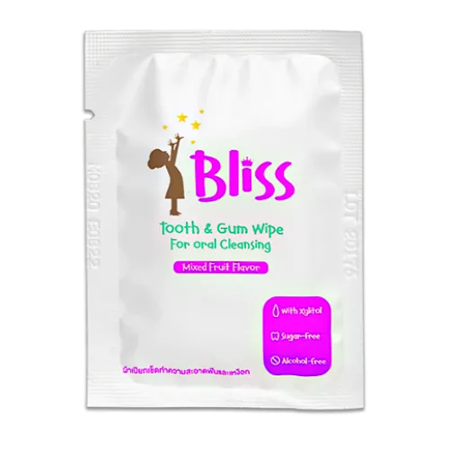 Bliss ผ้าทำความสะอาดช่องปาก Tooth & Gum Wipes จำนวน 1 ซอง | Lazada.co.th