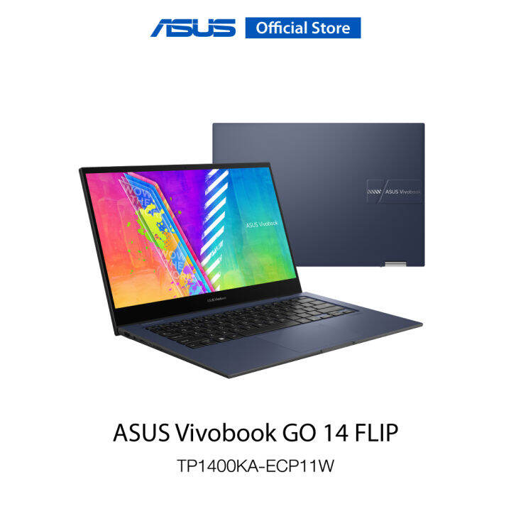 ASUS VivoBook Go Flip 14 TP1400KA-ECP11W, 14 inch 2 in 1 laptop, FHD ...
