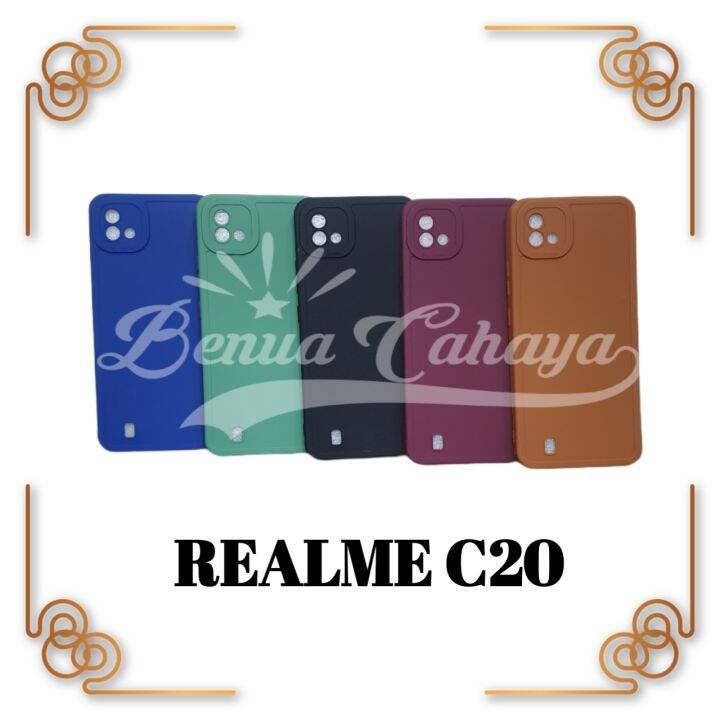SOFTCASE MACARON REALME C20 / C11 2021 CASE PRO CAMERA MACARON 3D-BENUA ...