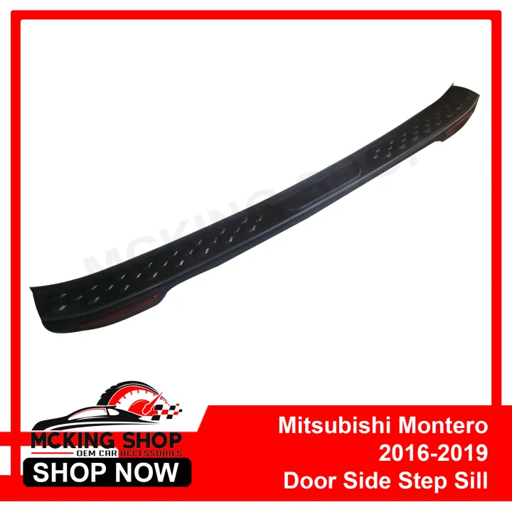 Mitsubishi Montero 2016-2019 Rear Step Sill (Black) | Lazada PH
