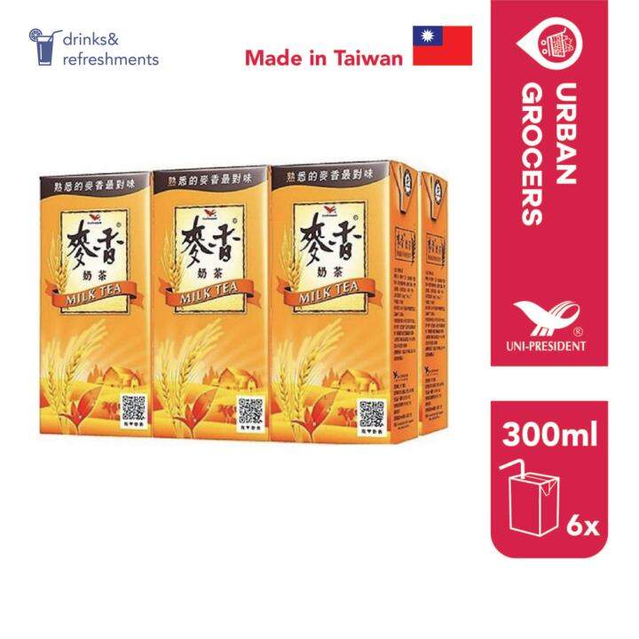 Uni-President Milk Tea 300ml x 6pcs TW | Lazada PH