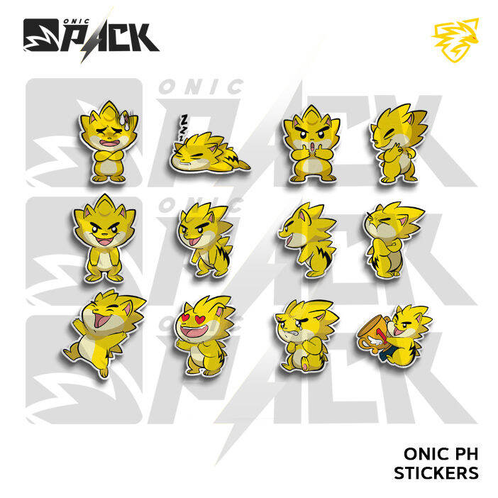 ONIC Chibi Sticker Pack 12 in 1 Set | Lazada PH