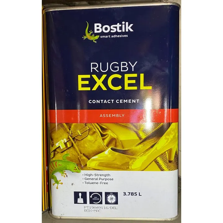 rugby excel bostik contact cement addhisives heavy duty toluene free ...