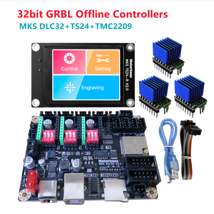 MKS DLC32 CNC shield offline controller 32bit ESP32 GRBL card 3018 MAX ...