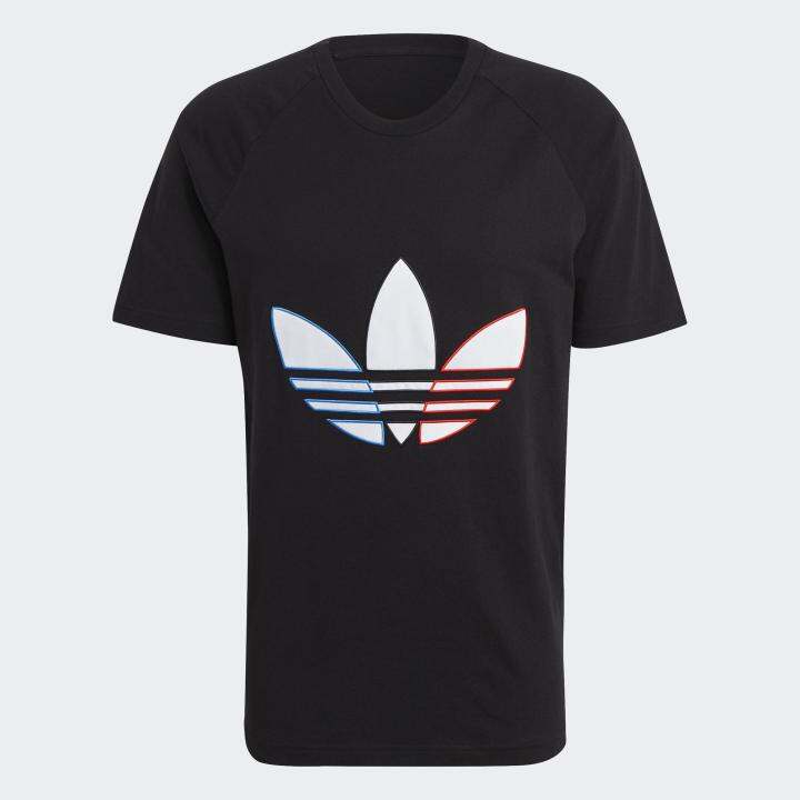 adidas ไลฟ์สไตล์ เสื้อยืด Adicolor Tricolor ผู้ชาย สีดำ GQ8919 | Lazada ...