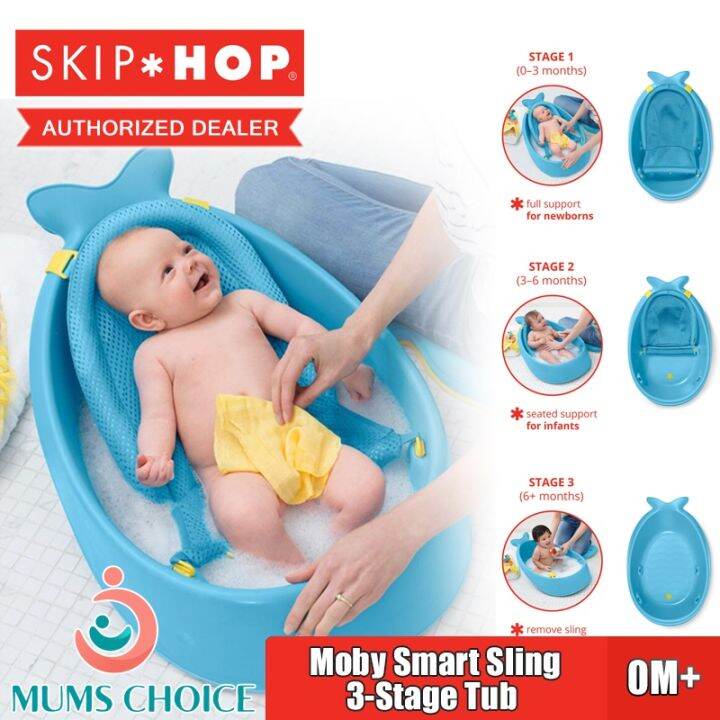 Skip Hop Moby Smart Sling 3-Stage Bath Tub | Lazada Singapore