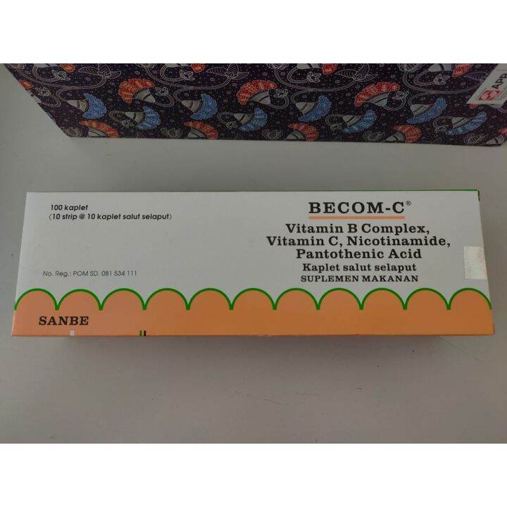 BECOM C PER STRIP | Becom C / Vitamin C / Zink / Multivitamin / Vitamin ...