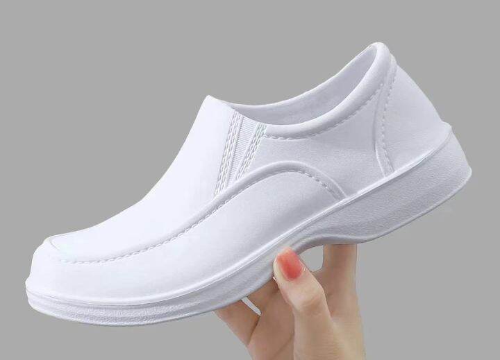 KMV WHITE SHOES/NURSE SHOES/NURSING STUDENTS FOR MEN AND WOMEN BLACK ...