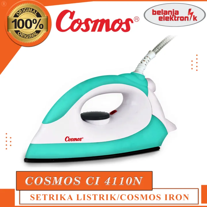 SETRIKA LISTRIK COSMOS CI 4110N NON STICK SOLEPLATE 400 WATT | Lazada ...