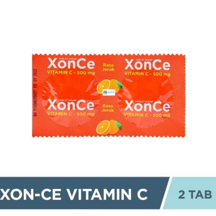 XonCe Vitamin C 500mg Untuk Sariawan & Panas Dalam | Lazada Indonesia
