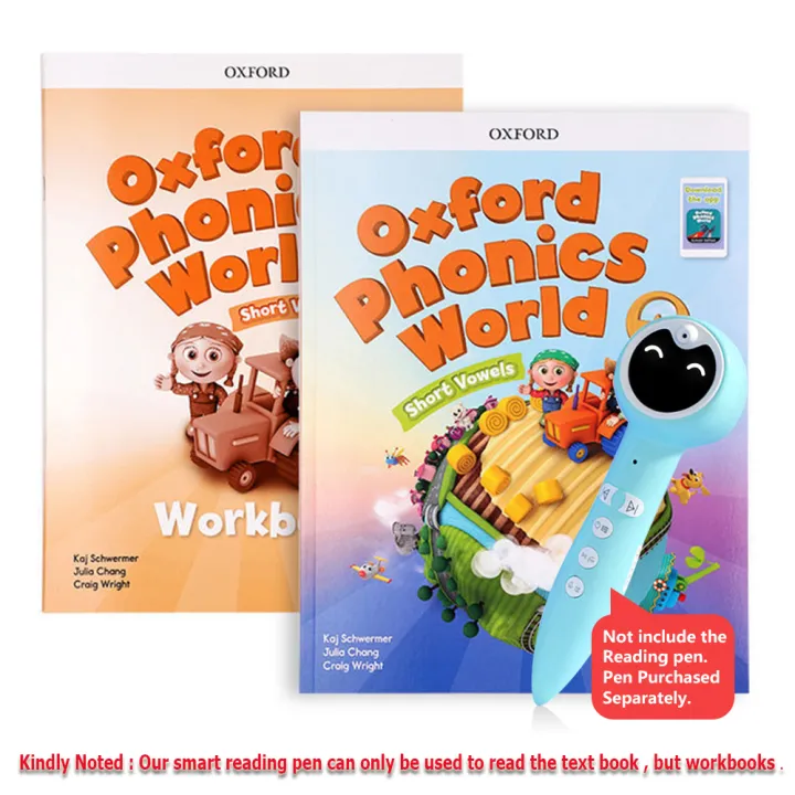 Oxford Phonics World 2 Short Vowels Text Book + Workbook Student's Book ...