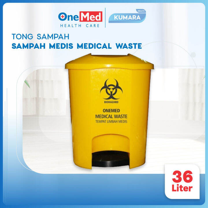 ONEMED - Tempat Sampah Medis 36 Liter | Lazada Indonesia