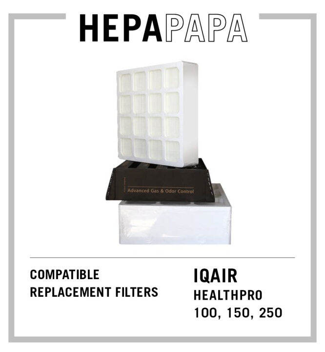 IQAir Compatible Filters for HealthPro 100 / 150 / 250 [HEPAPAPA] | Lazada