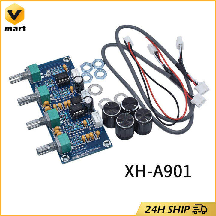 XH-A901 Passive Tone Board Amplifier Preamp Power Module Low High Bass ...
