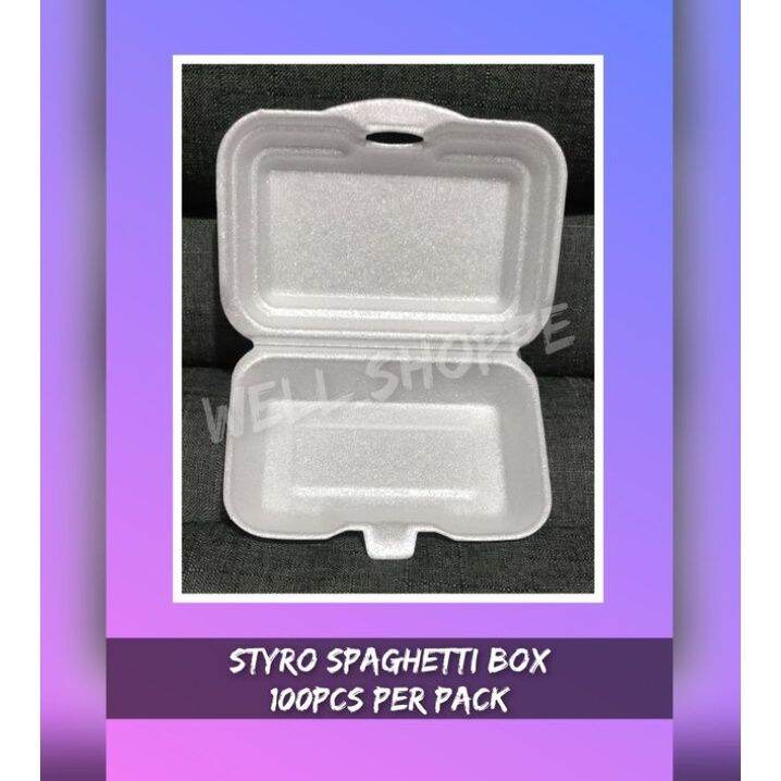 Styro Spaghetti Box (100's) | Lazada PH