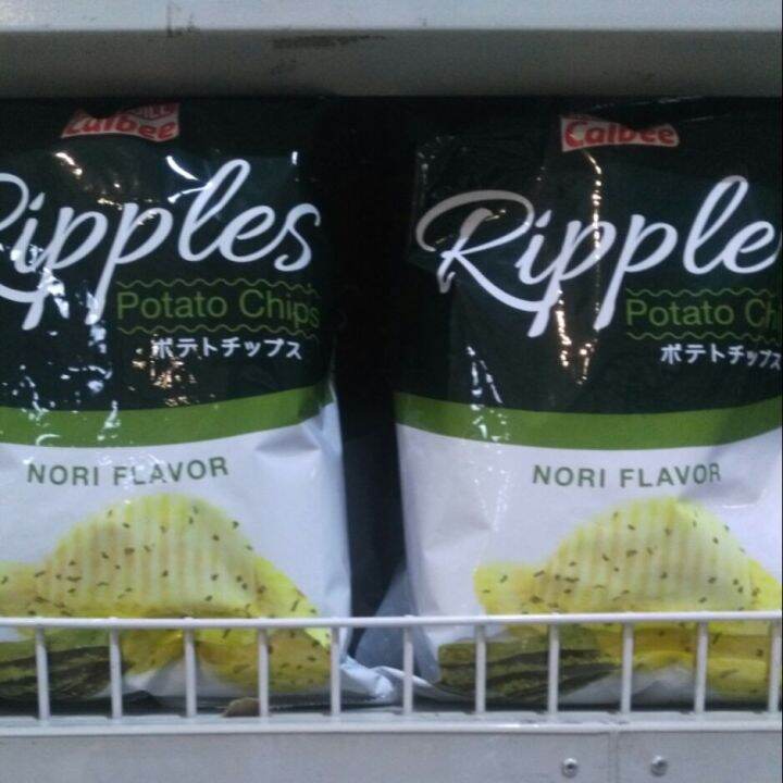Calbee Ripple Potato Chips Nori Flavor 170g (PRICE PER PACK) | Lazada PH
