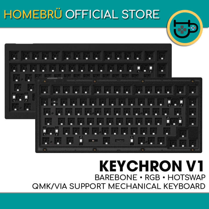 Keychron V1 RGB Barebone QMK Mechanical Keyboard | Lazada PH