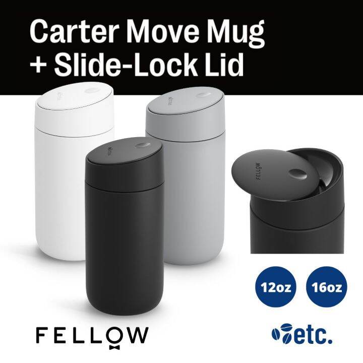 Fellow Carter Move Mug + Slide-lock Lid | Lazada Singapore