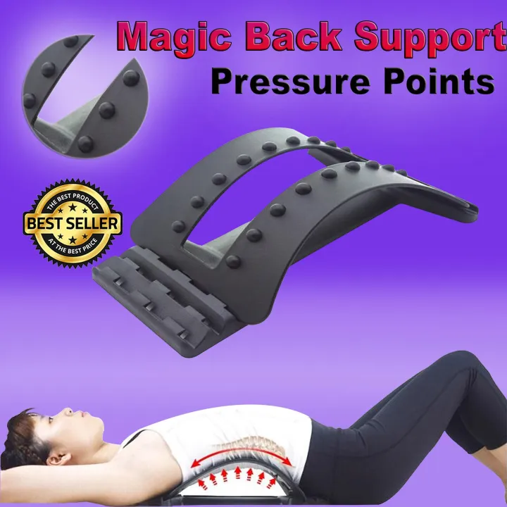 Magic Back Support Pressure Points Lumbar Traction Orthotic Magic Back ...