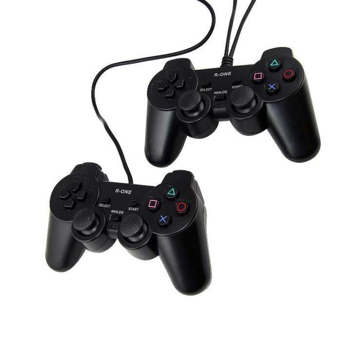 STICK PS USB MURAH - GAMEPAD R-ONE DOUBLE GETAR BLACK - JOYSTICK LAPTOP ...