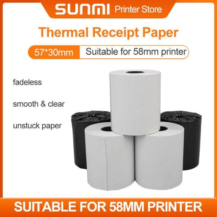 57*30Mm Thermal Paper Cash Register Receipt Paper Suitable For SUNMI V2 ...