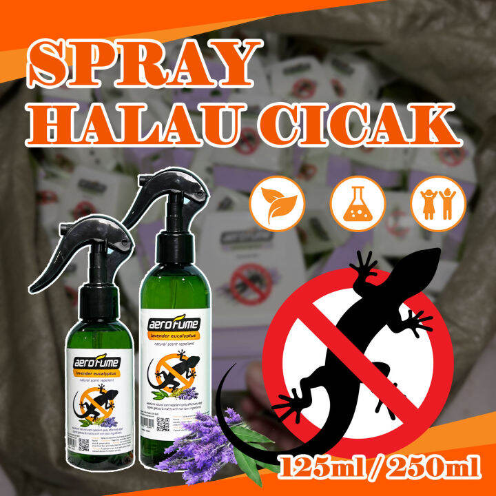 Spray Halau Cicak Lizard Repellent Aerofume Pest Control Semburan ...