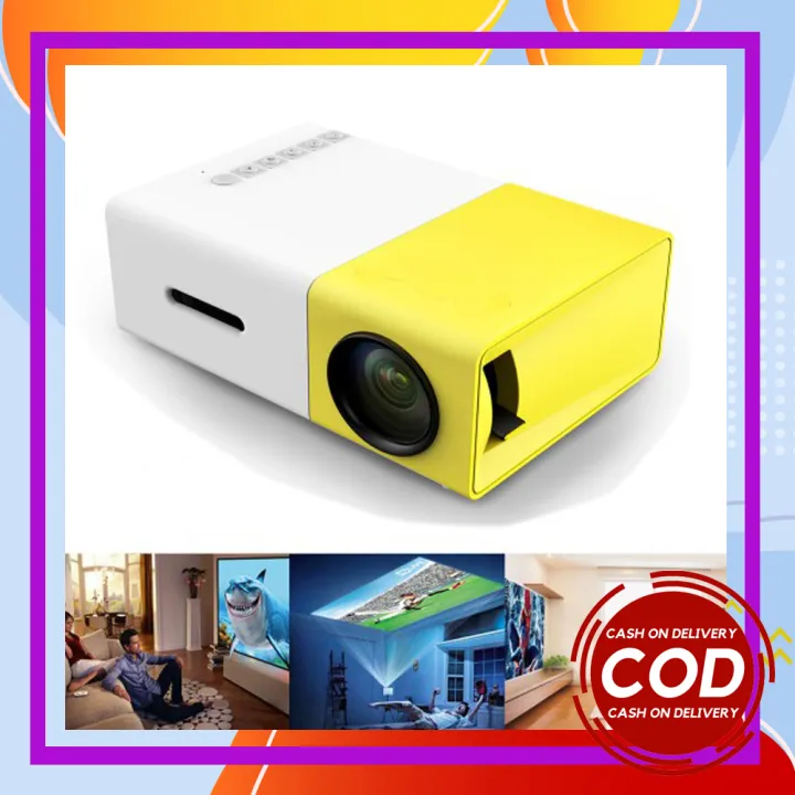 FLASHSALE! YG300 Proyektor Mini LED FULL HD - Set Proyektor Rumah ...