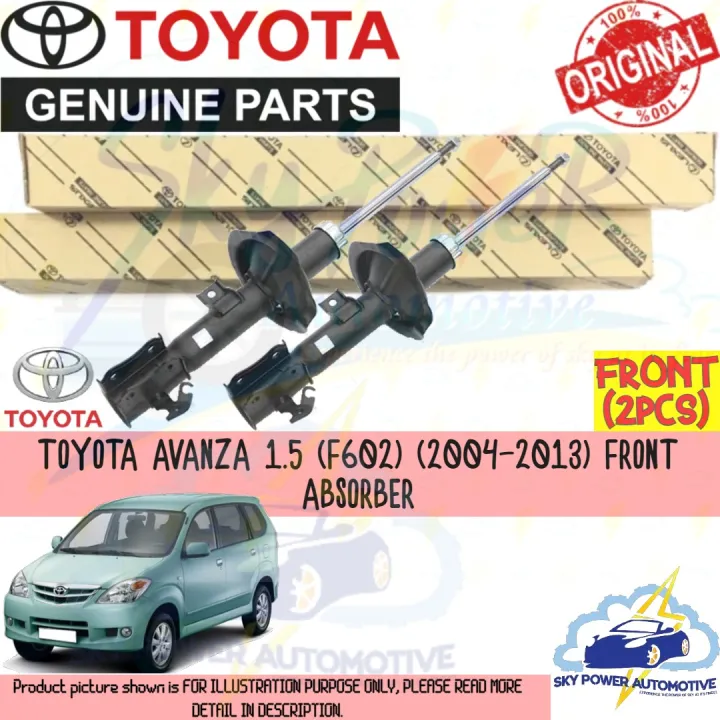 TOYOTA AVANZA 1.5 (F602) 100% ORIGINAL (GENUINE) SHOCK ABSORBER (FRONT ...