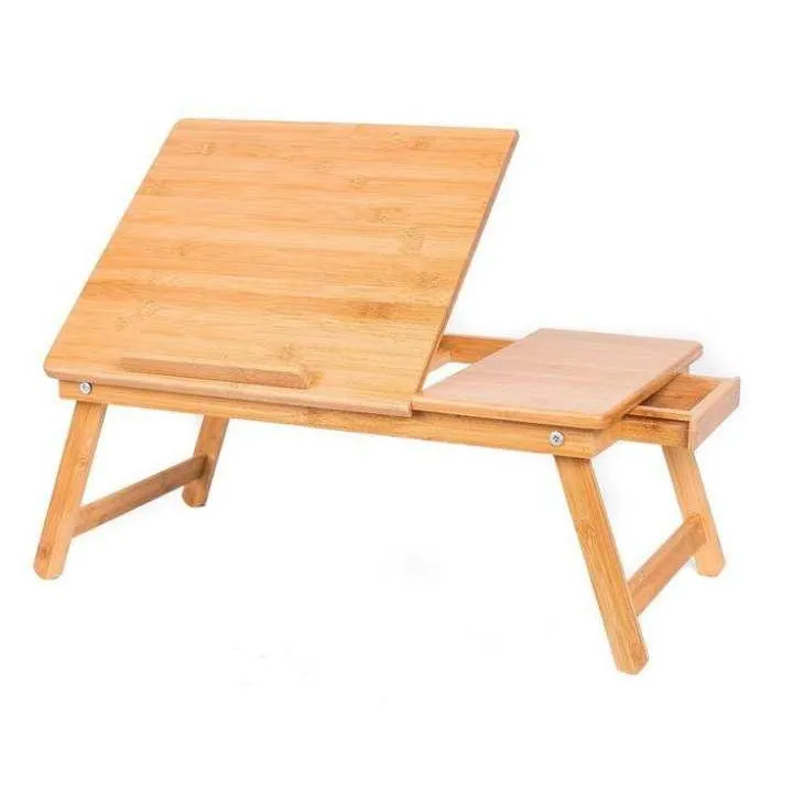 Bamboo Wood Portable Folding Bed Laptop Table Stand Computer | Lazada PH