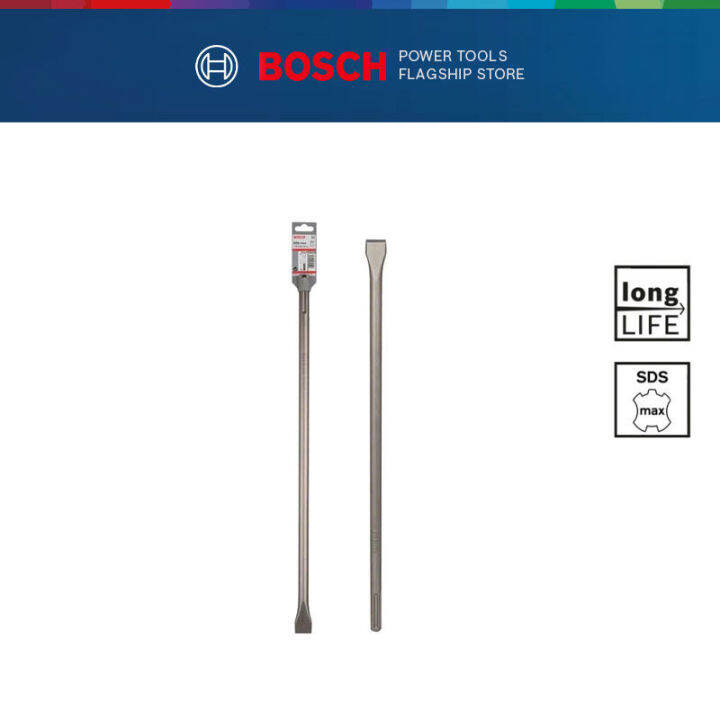 BOSCH SDS Max Flat Chisel (600 x 25mm) - 1618600203 - 3165140022132 ...