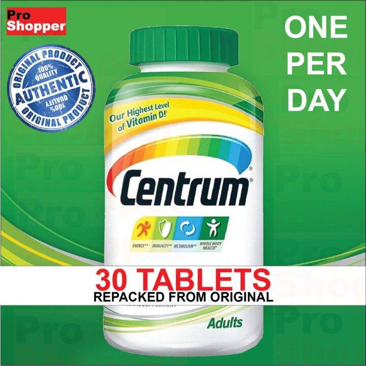 Centrum MultiVitamin for Adults - 30 Tablets | Lazada PH