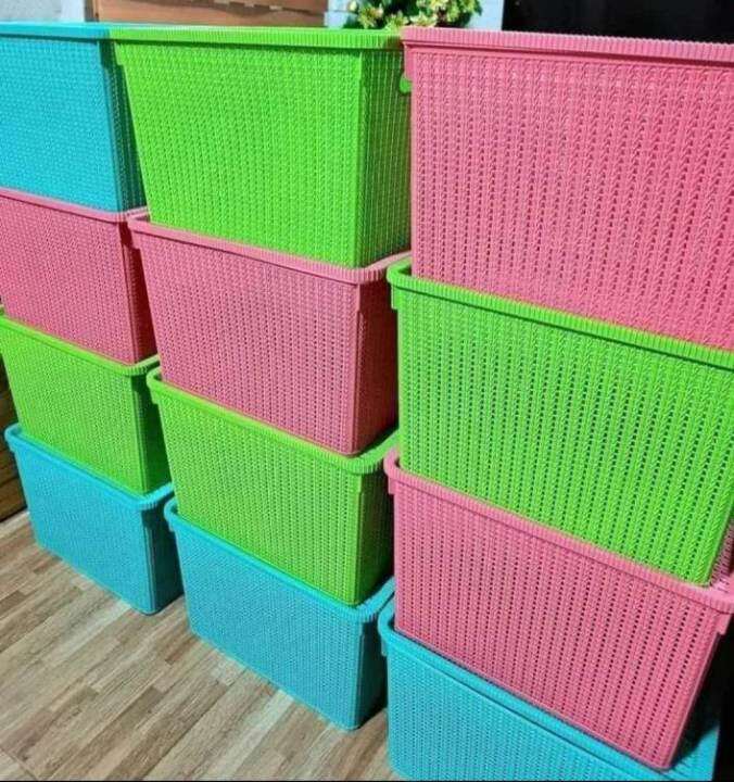 PLASTIC RATTAN STORAGE BOX | Lazada PH