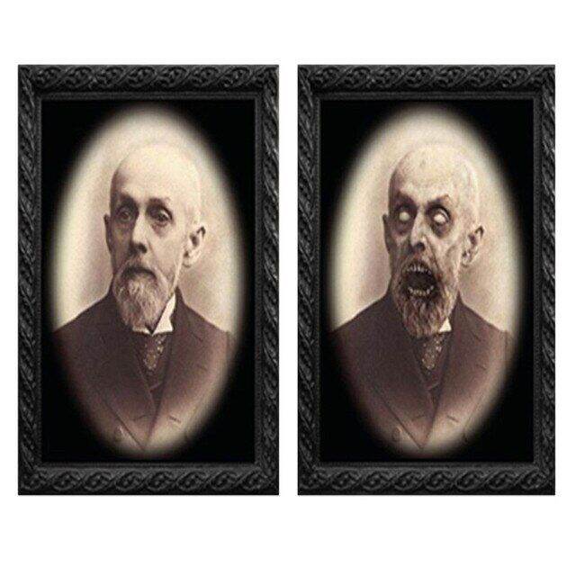 Halloween Horror Picture Frame Lenticular 3d Changing Face Scary ...