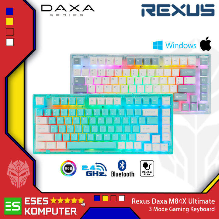 Keyboard Rexus DAXA M84X Ultimate Wireless RGB | Keyboard Gaming ...